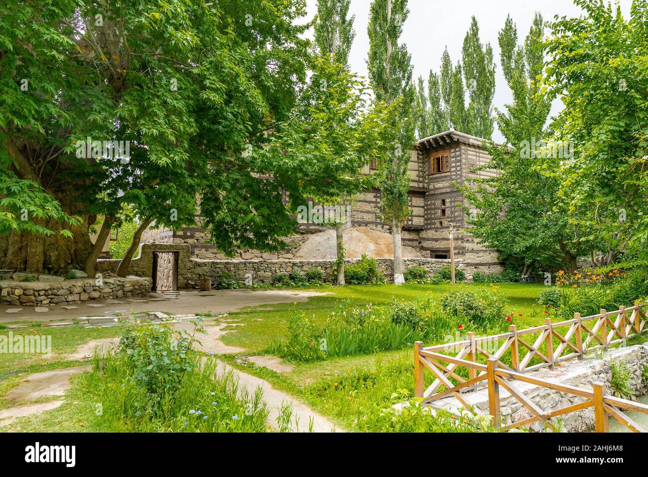 Shigar Fort Complex Picturesque Breathtaking View of the Building on a ...