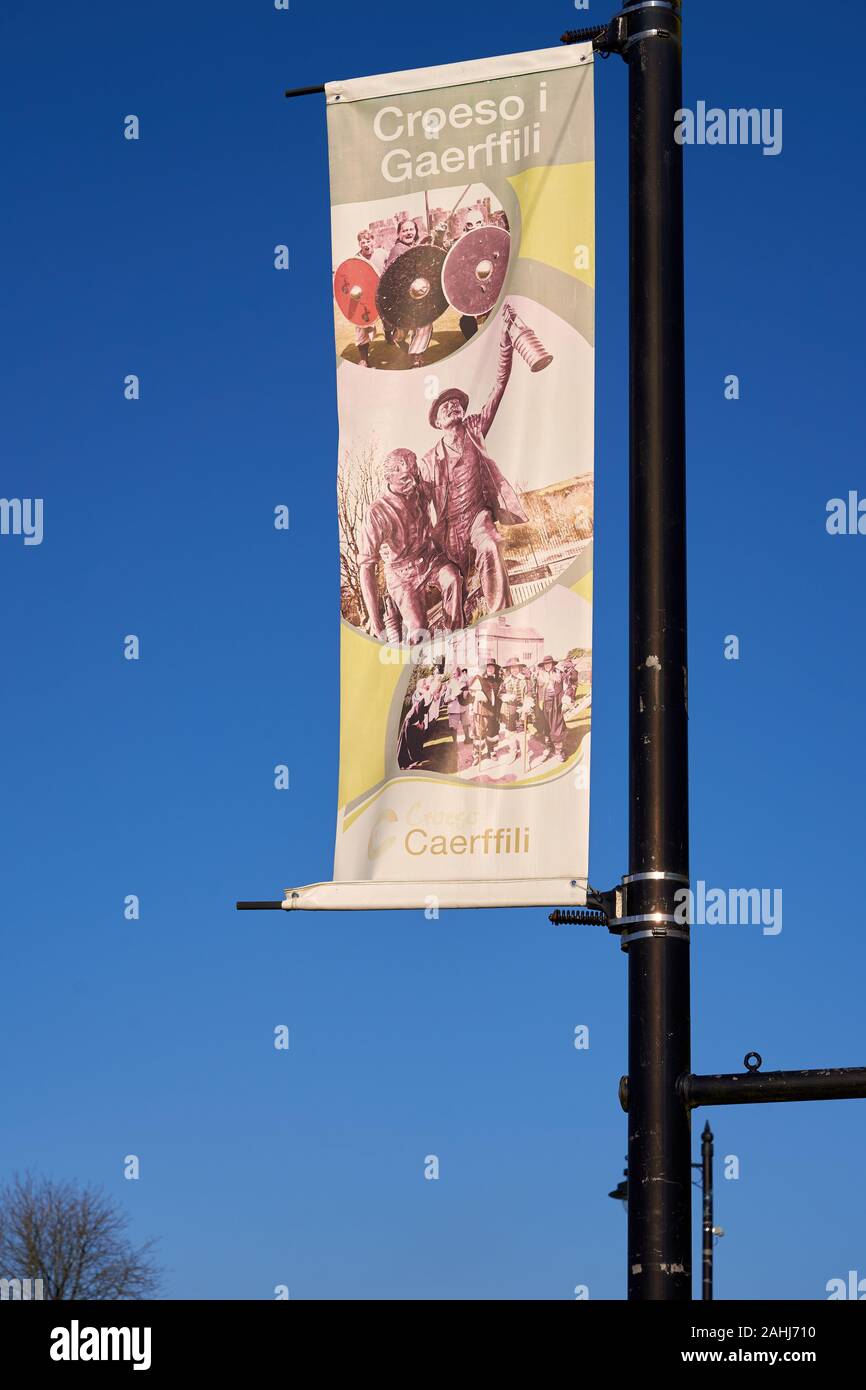 Caerphilly sign hi-res stock photography and images - Alamy