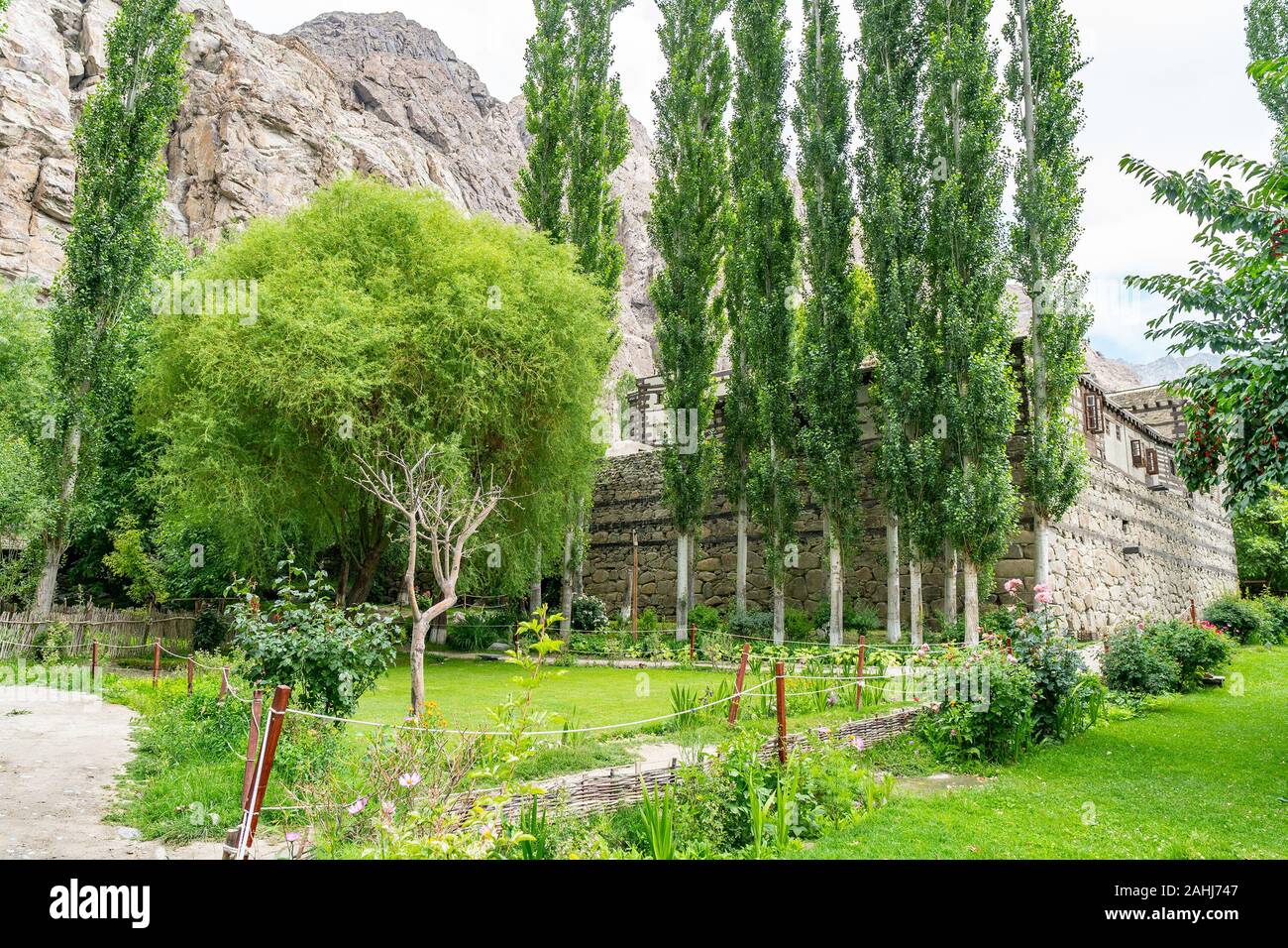 Shigar Fort Complex Picturesque Breathtaking View of the Building on a ...