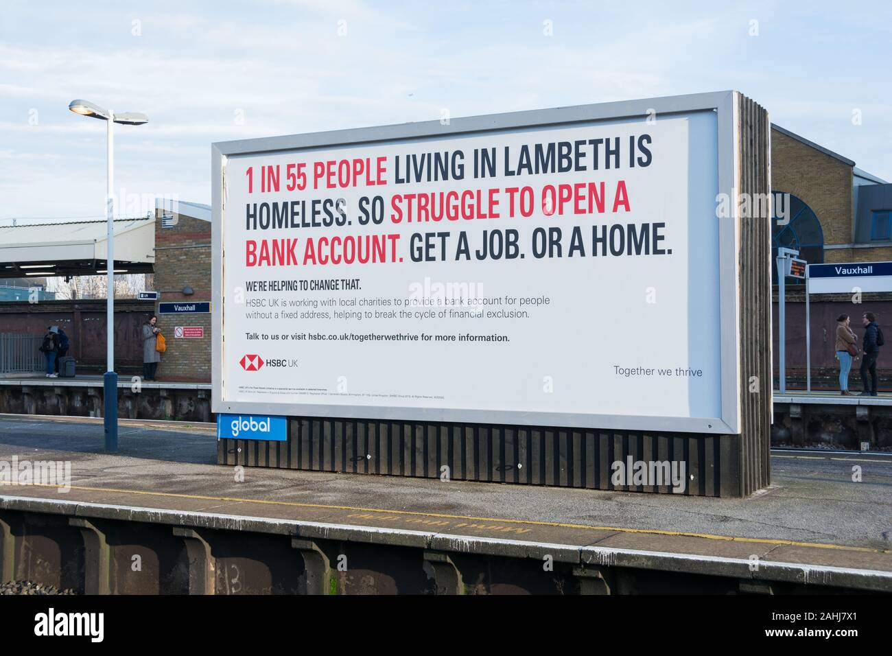 An HSBC no fixed abode advertising campaign to provide bank accounts ...