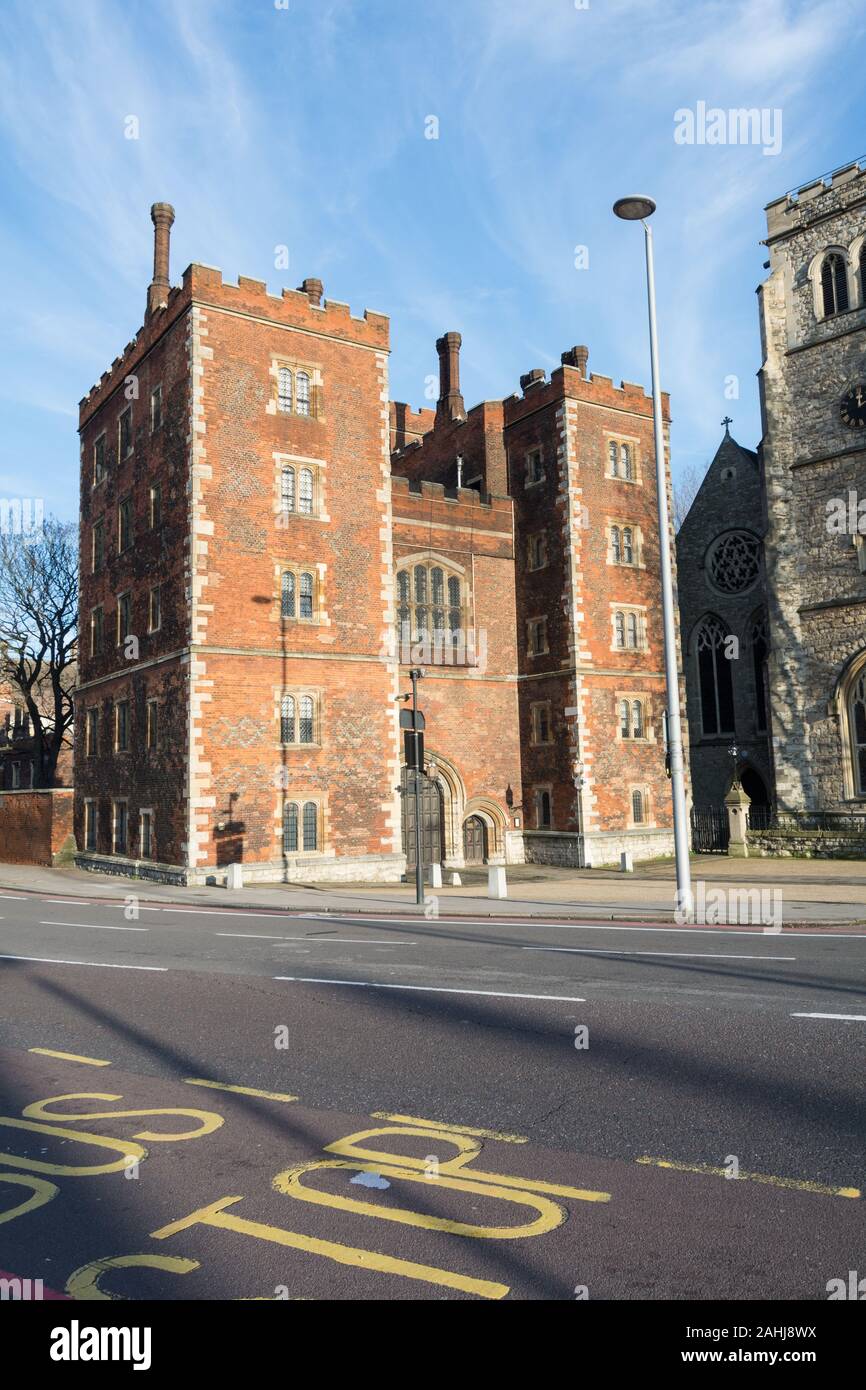 Lollards Tower Gatehouse Lambeth Palace High Resolution Stock ...