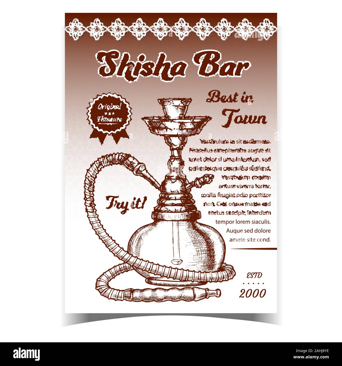 Shisha advertising hi-res stock photography and images - Alamy