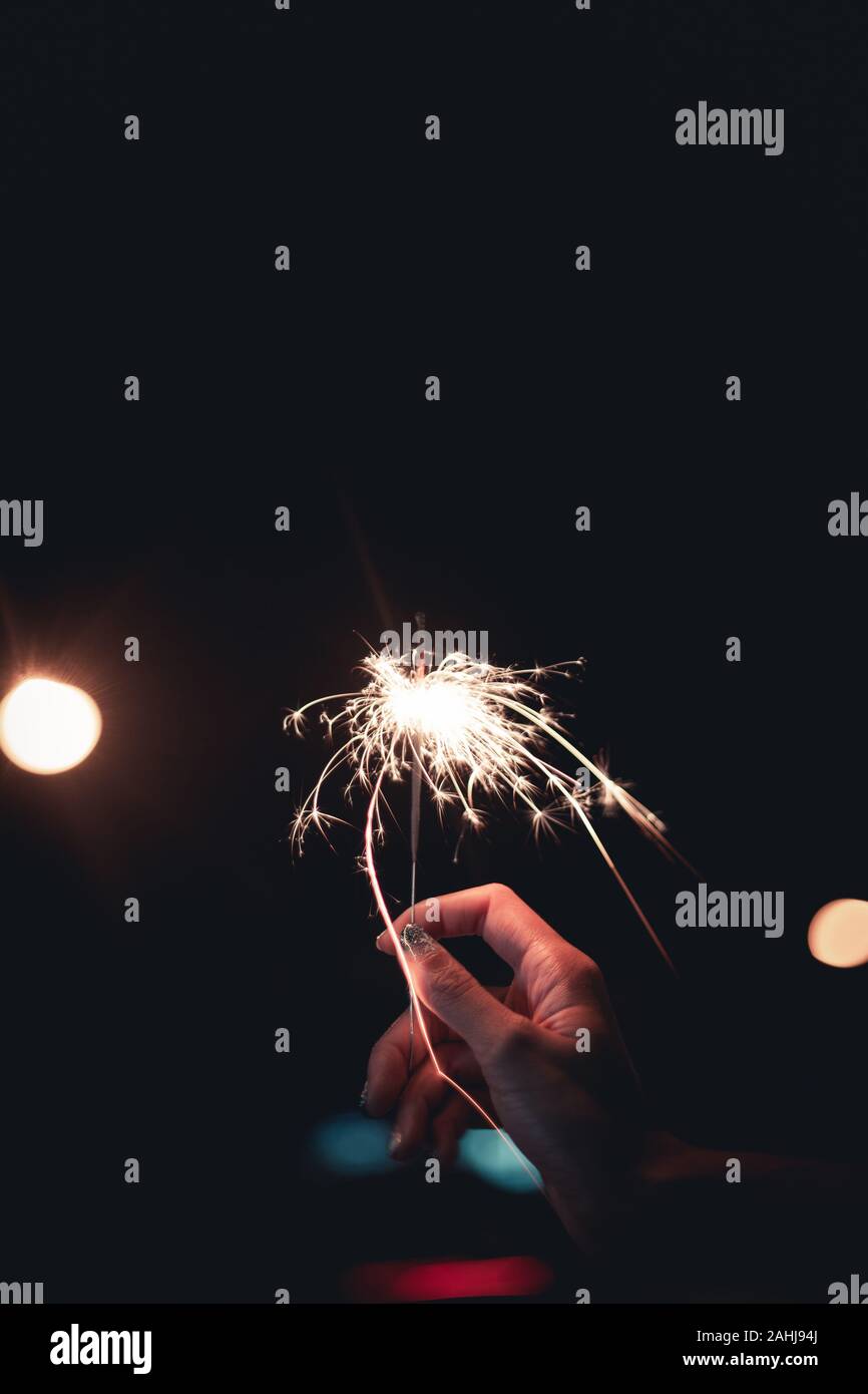 Sparks stick hi-res stock photography and images - Alamy