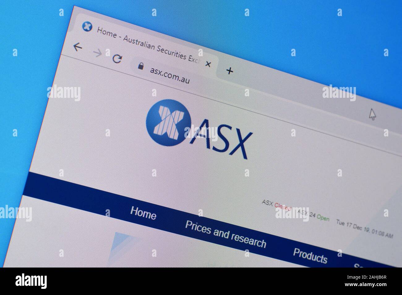 Asx logo hi-res stock photography and images - Alamy