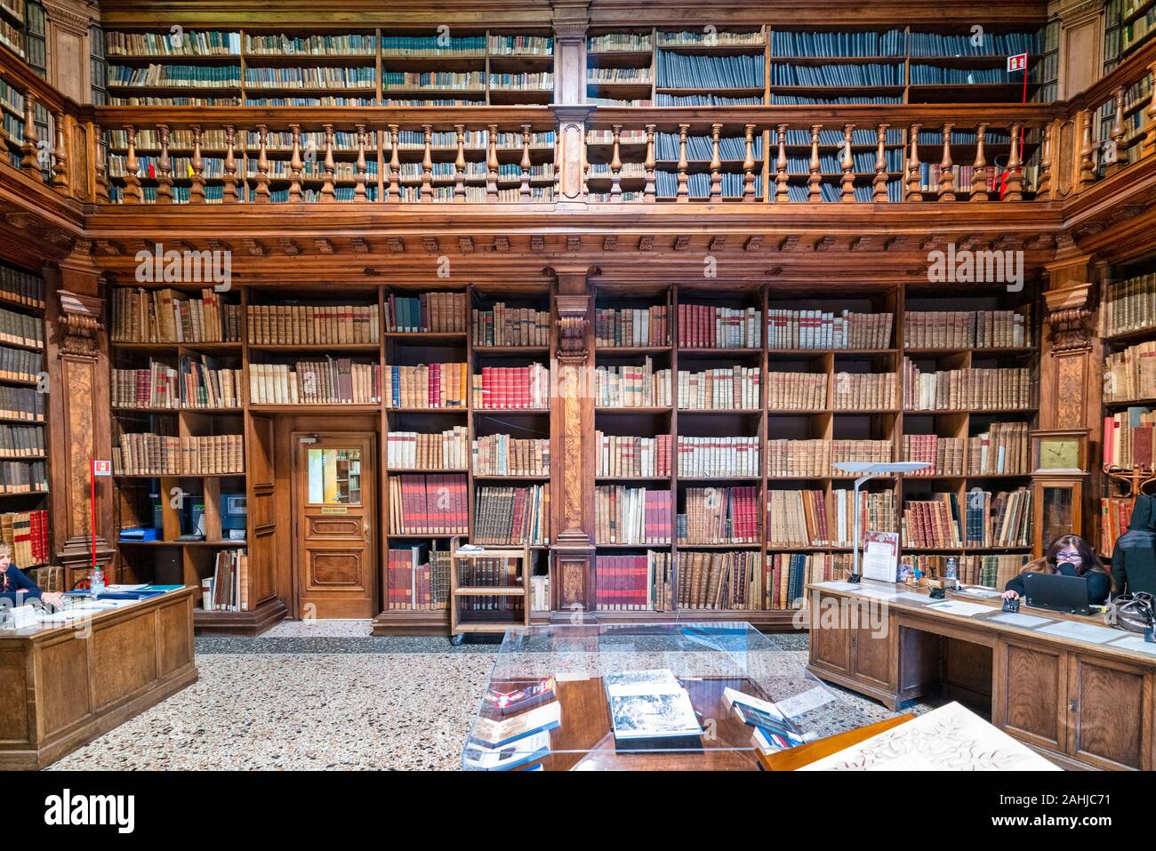 Milan Italy. The Braidense National Library in Brera Stock Photo - Alamy