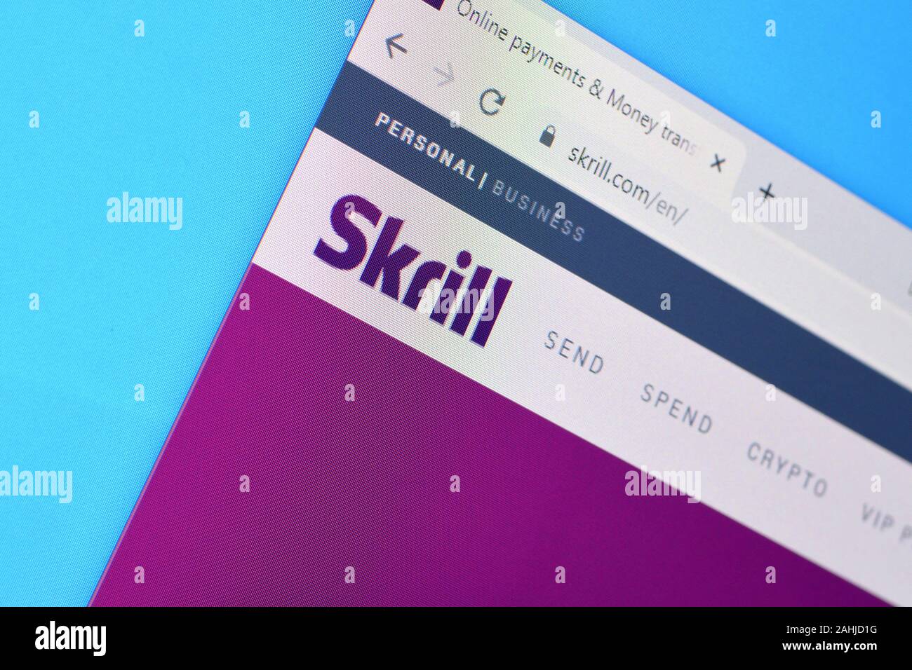 Skrill logo hi-res stock photography and images - Alamy