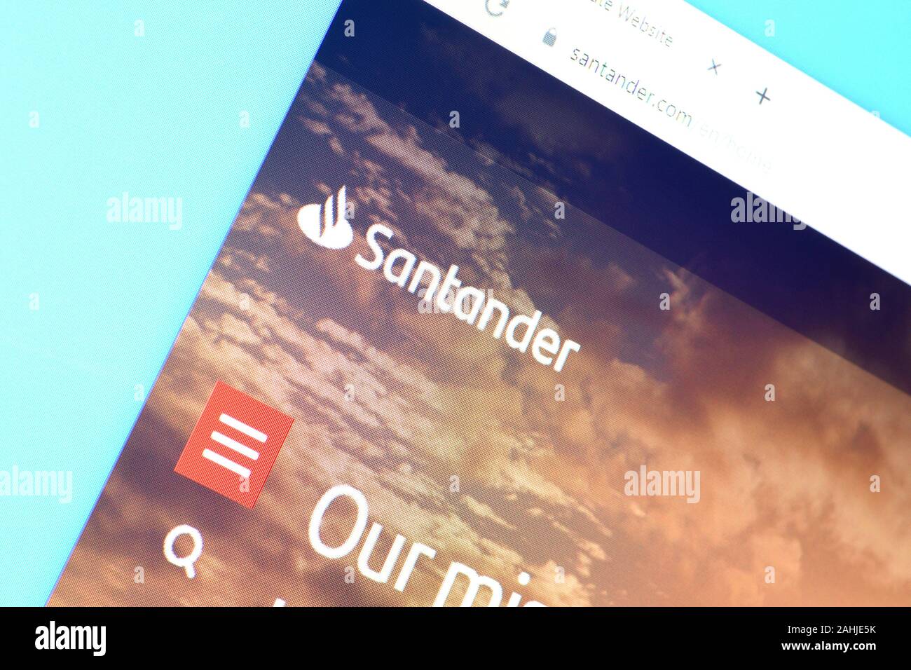 Santander page hi-res stock photography and images - Alamy