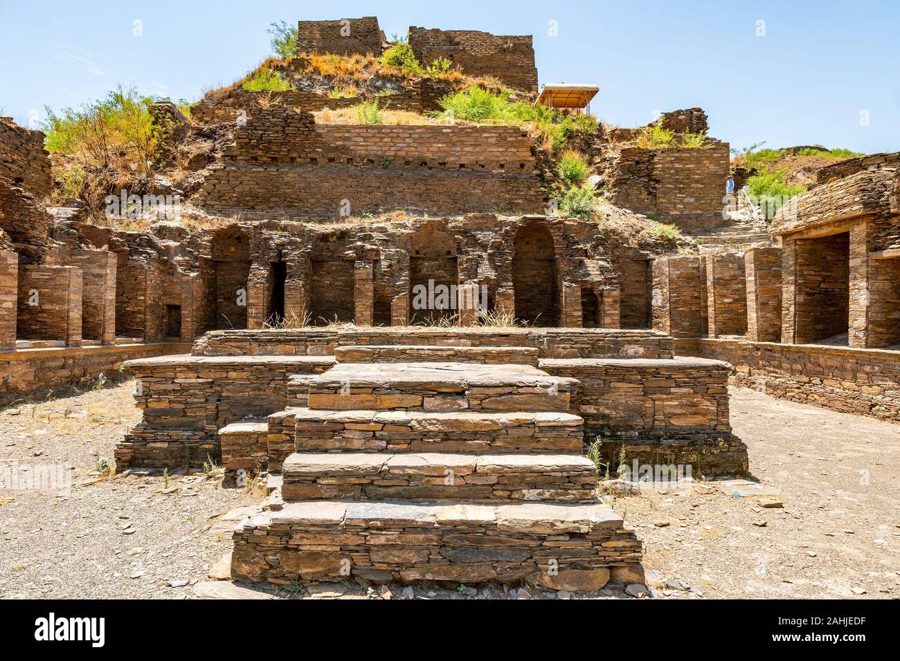 Mardan Takht-i-Bahi Throne of the Water Spring View of the Main Stupa ...