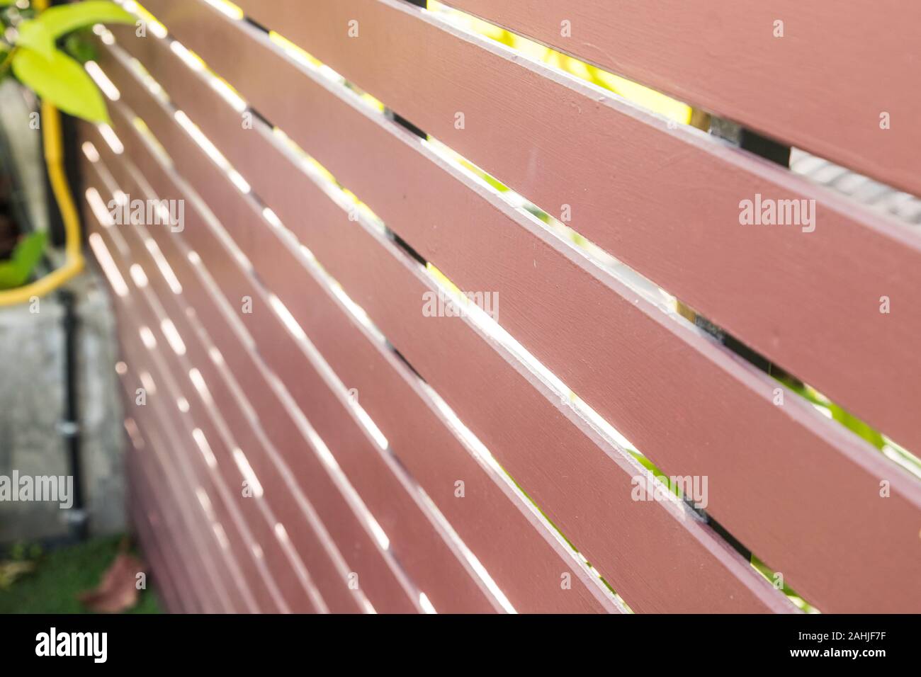 closeup modern Wooden pattern use to make the simple beauty wall with ...