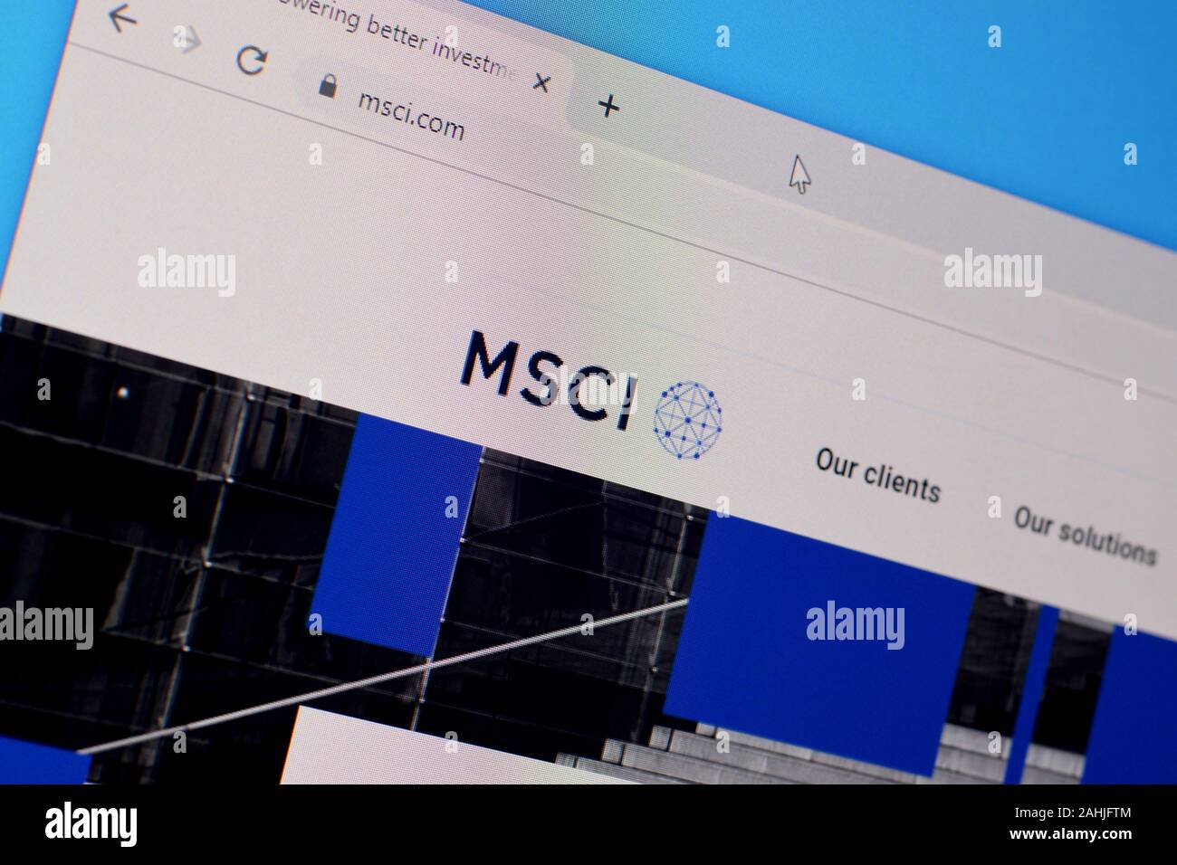 Msci logo hi-res stock photography and images - Alamy