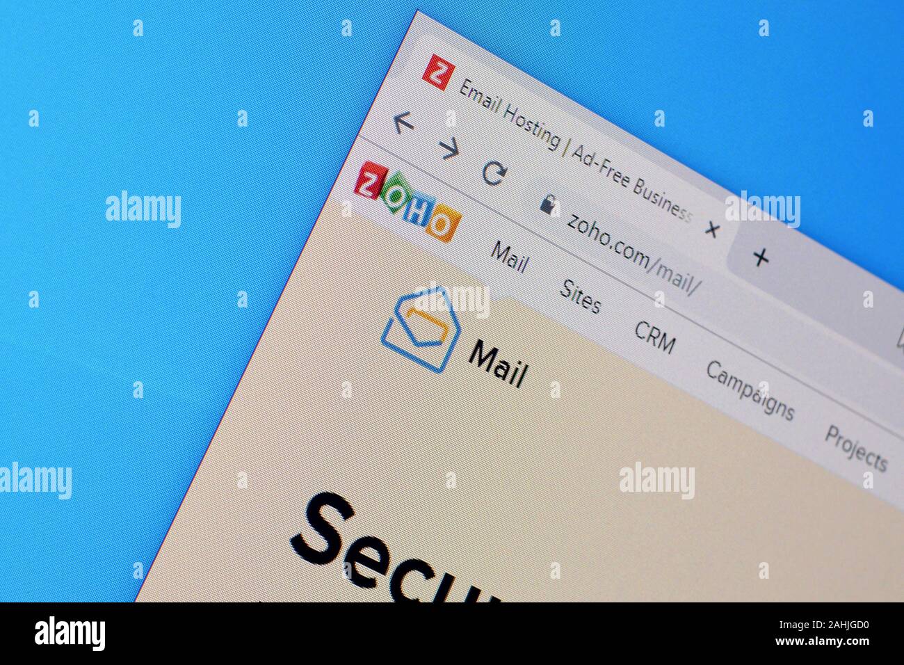 Zoho logo hi-res stock photography and images - Alamy