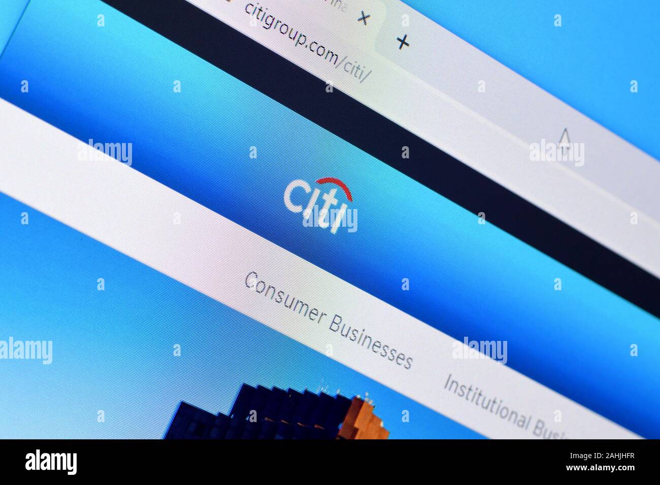 Citi bank screen hi-res stock photography and images - Alamy