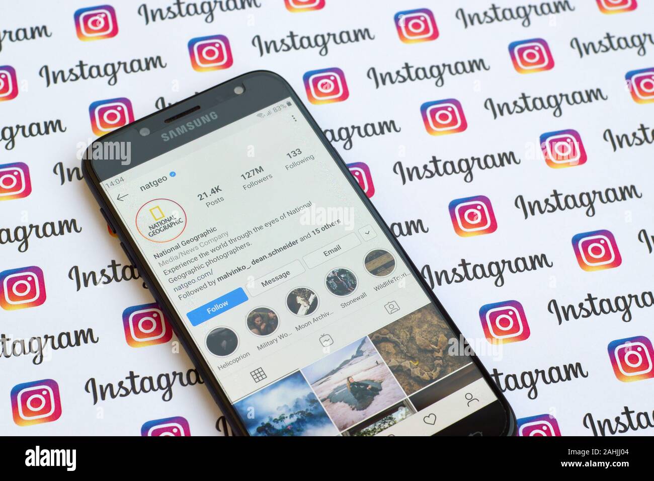 National geographic logo hi-res stock photography and images - Alamy