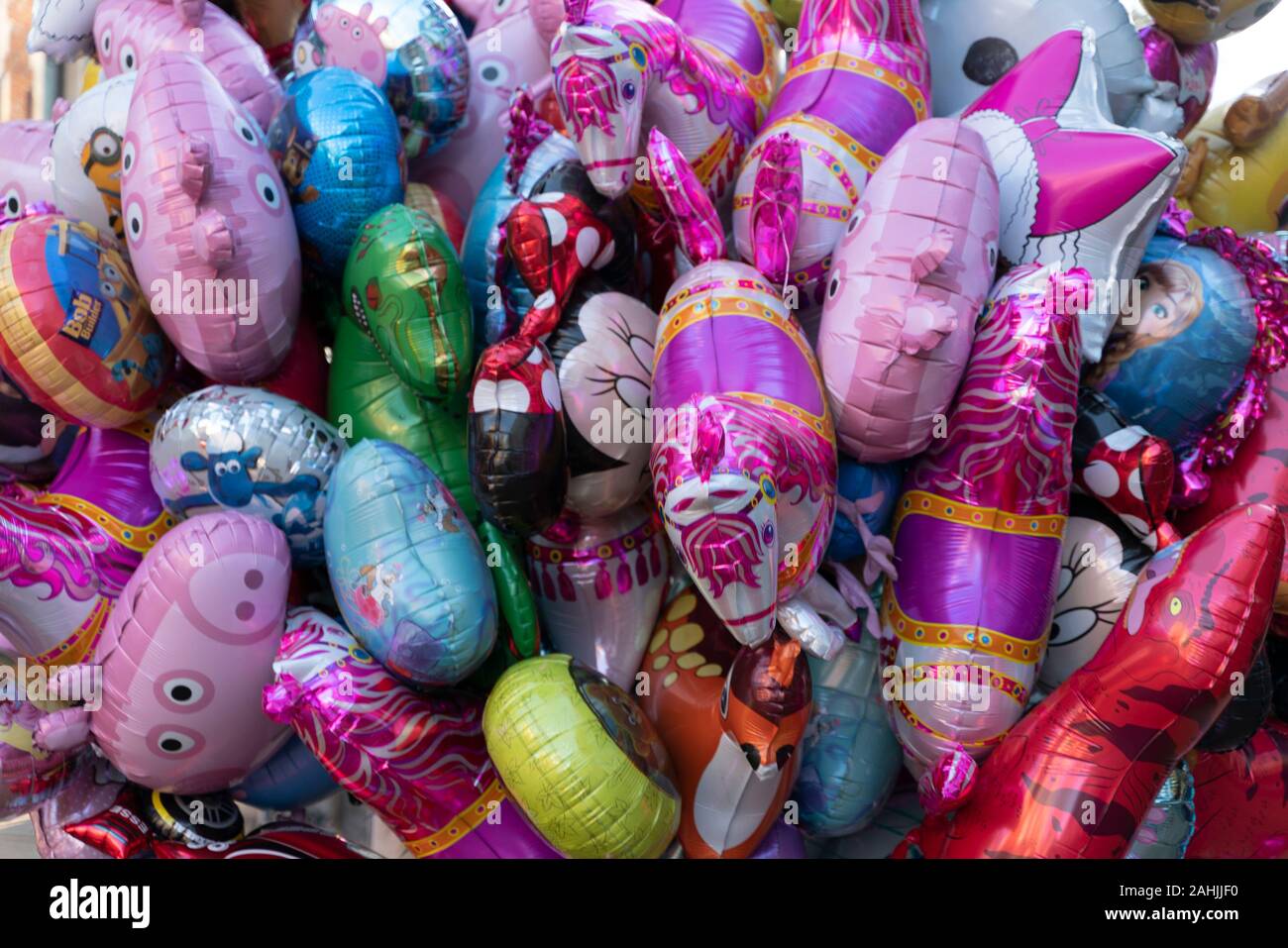 Two ladies with balloons hi-res stock photography and images - Alamy