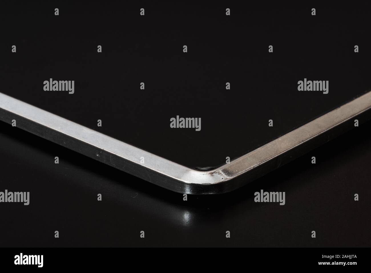 hexagon socket screw allen key in a solid background Stock Photo - Alamy