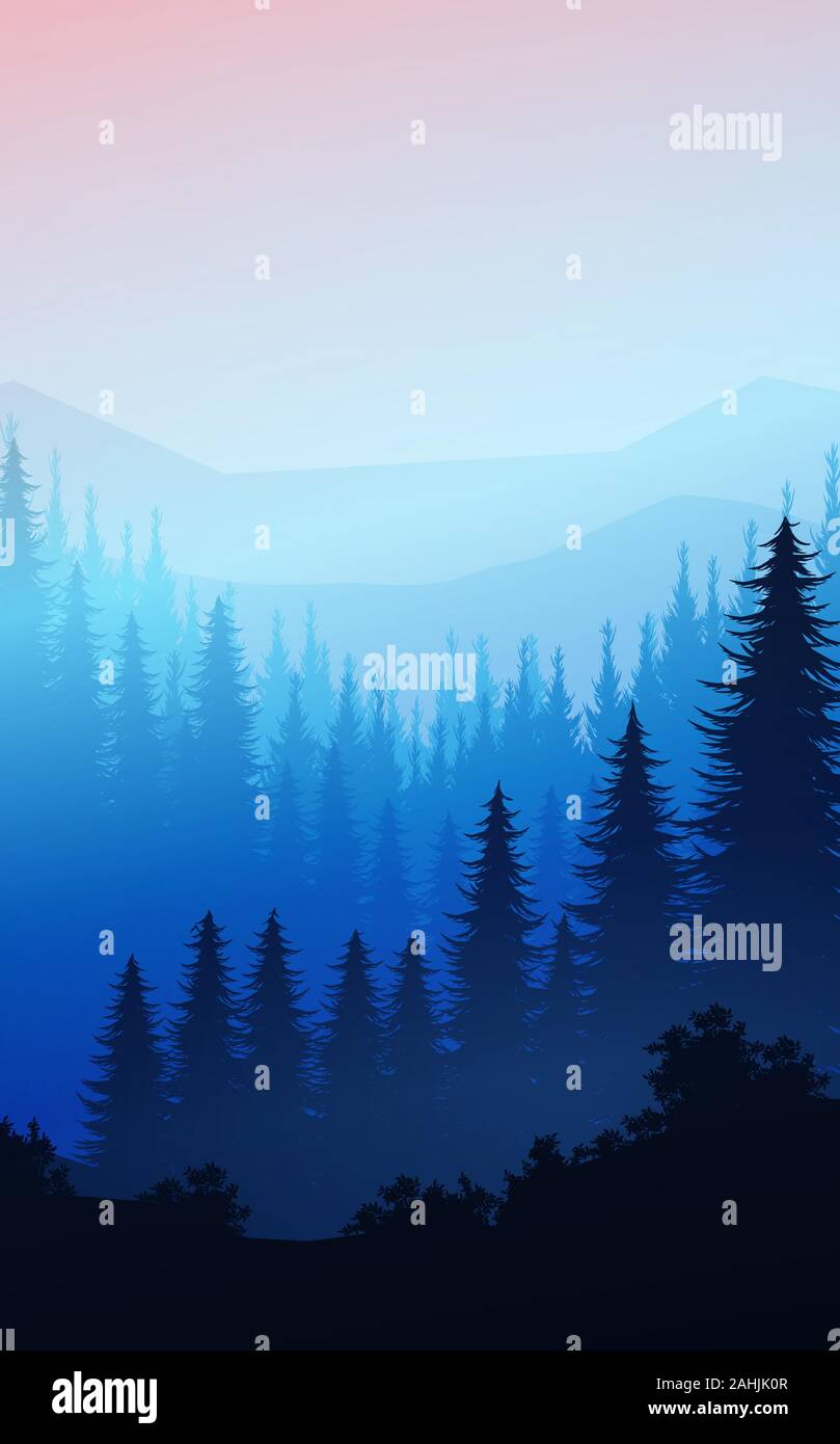 Horizon Landscape Vector