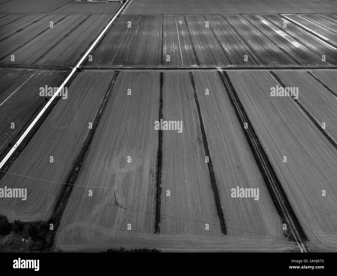 Summer, italy, road Black and White Stock Photos & Images - Alamy