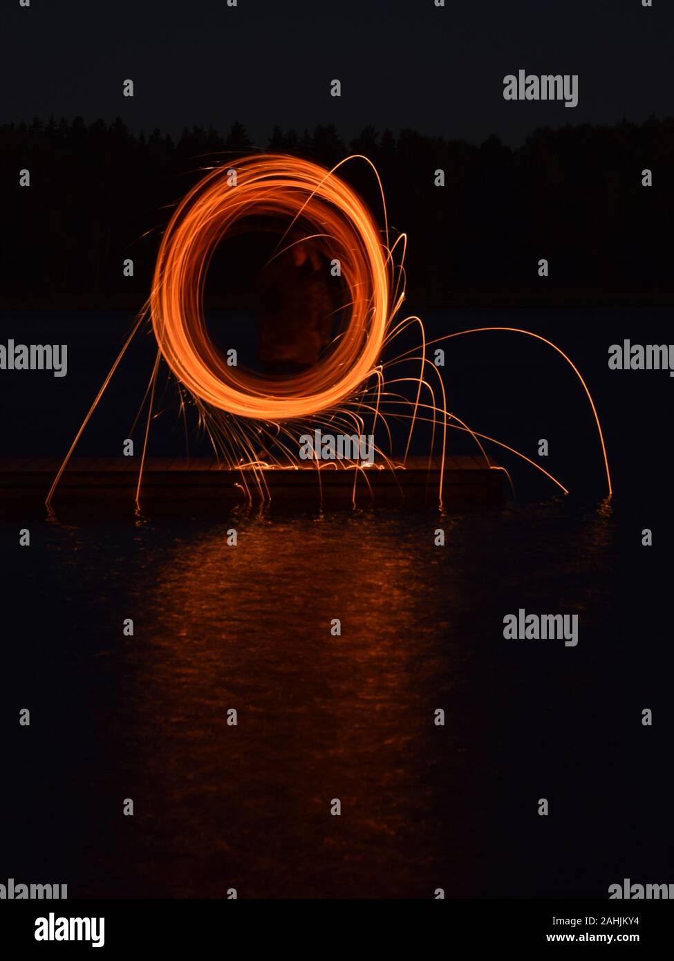 abstract light painting, long exposure, blurry drawings with light ...