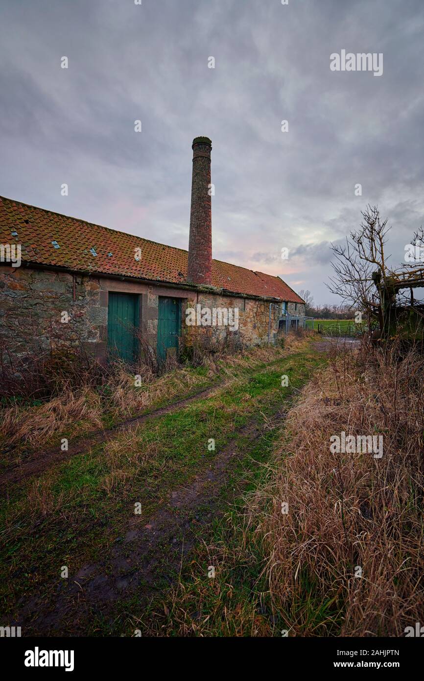 Derelict farm buildings in a dangerous condition Stock Photo - Alamy