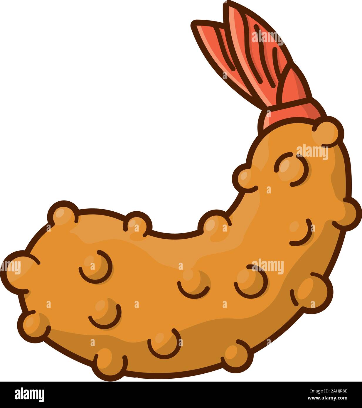 Deep fried tempura prawn illustration for Tempura Day on January 7 ...