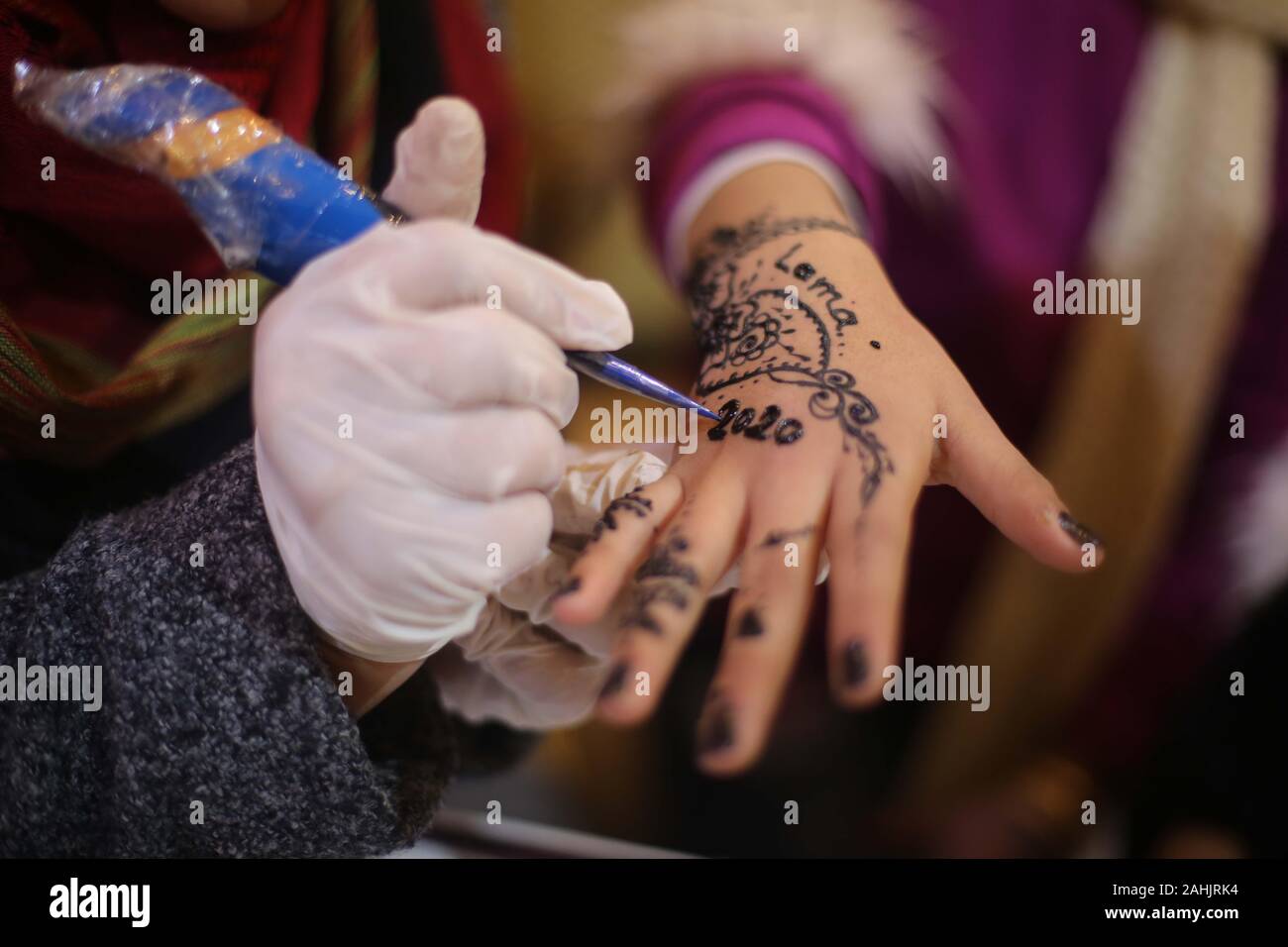 Gaza City, The Gaza Strip, Palestine. 30th Dec, 2019. A Palestinian ...