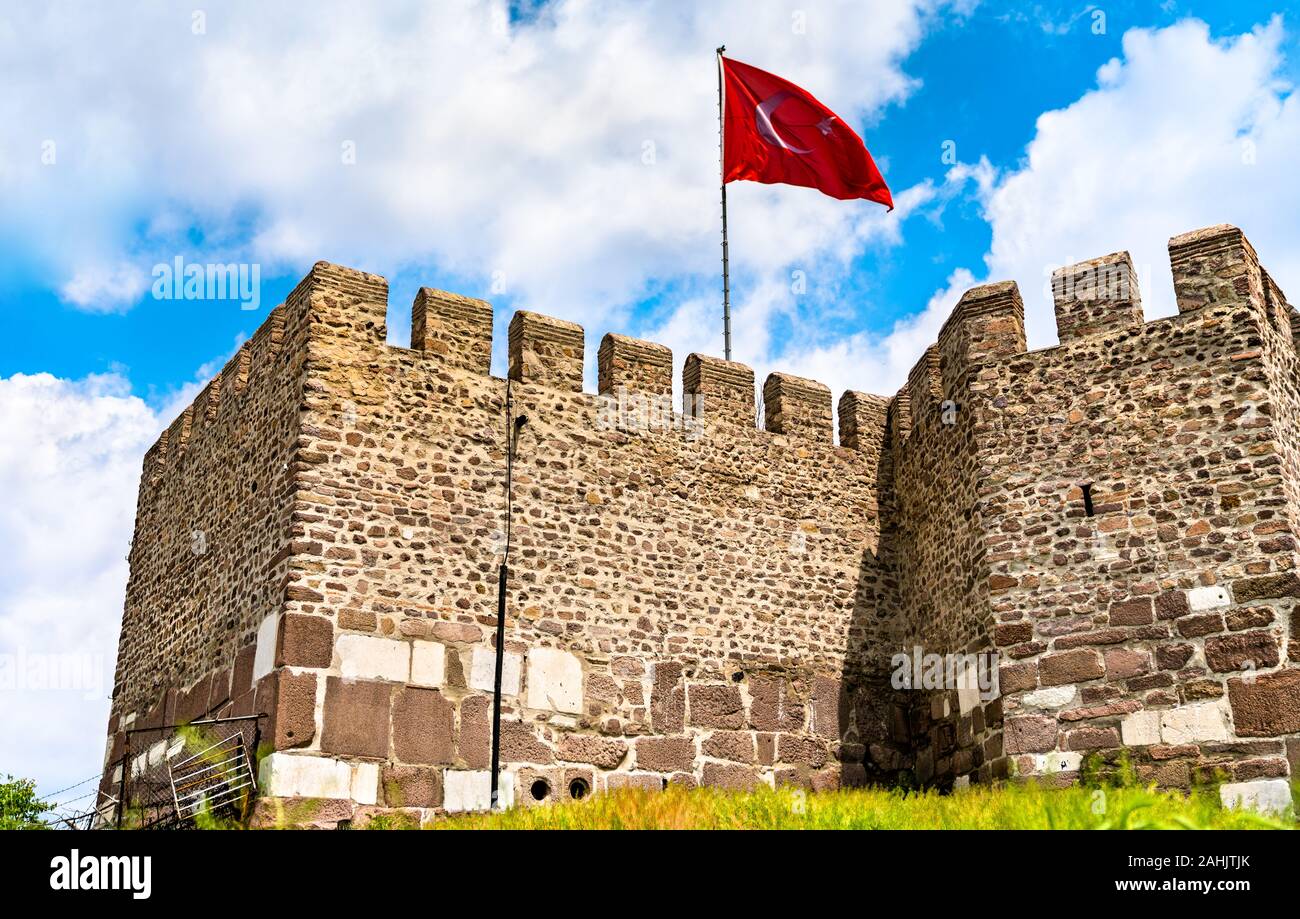 Ankara Castle, ancient fortifications in Turkey Stock Photo - Alamy