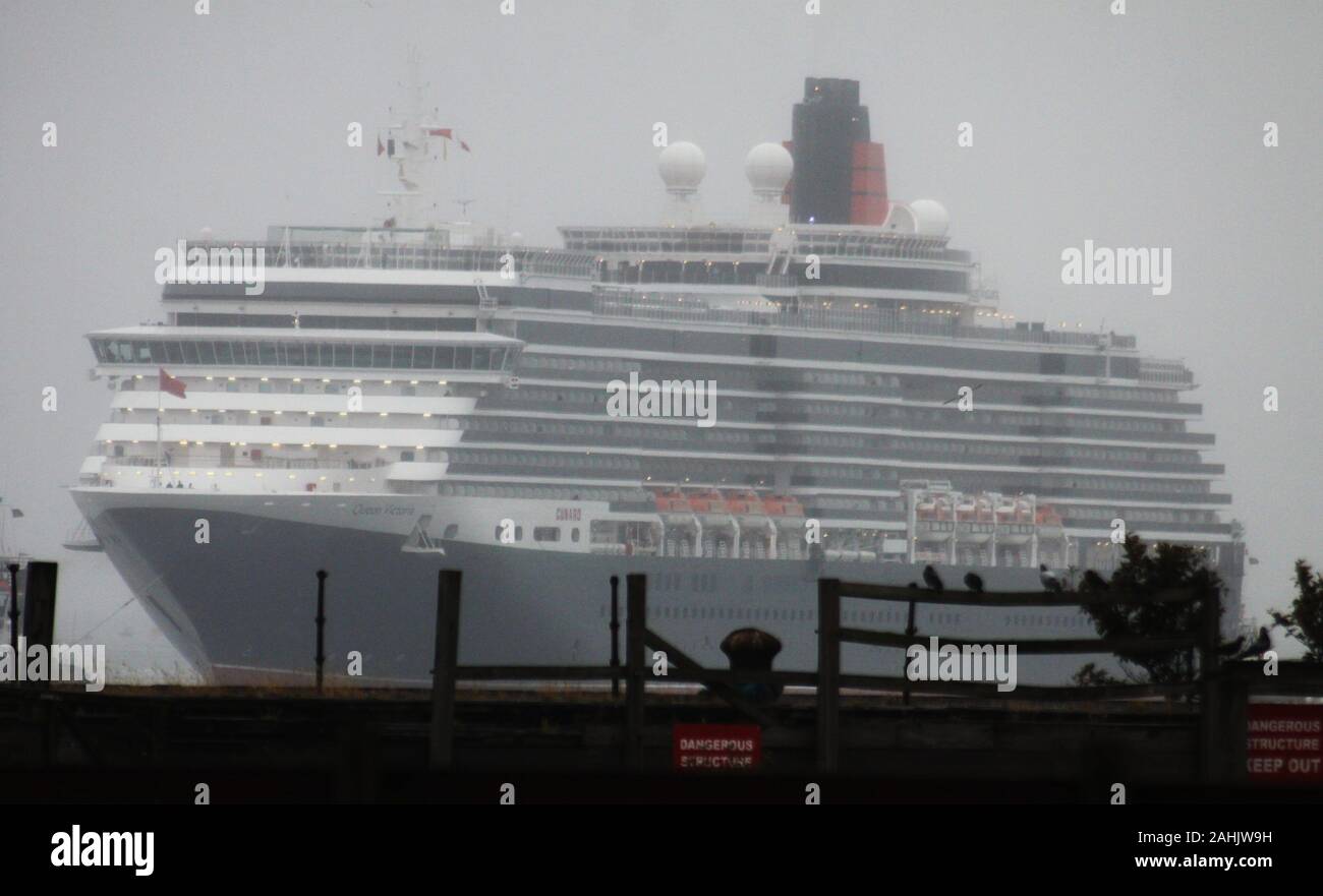 Liverpool,Uk Cunard ship Queen Victoria sails into Liverpool credit Ian ...