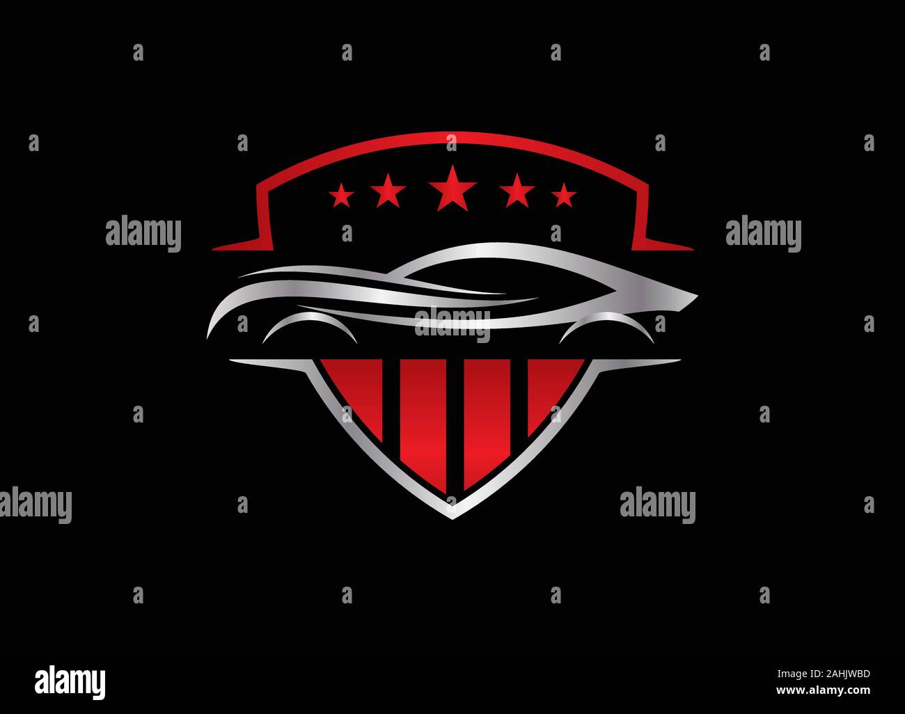 Red And Silver S Logo