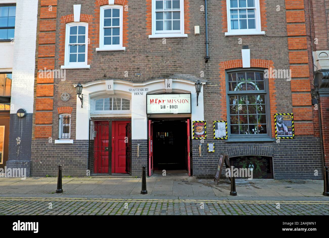 Exterior view of Meat Mission restaurant and bar in Hoxton London N1 ...