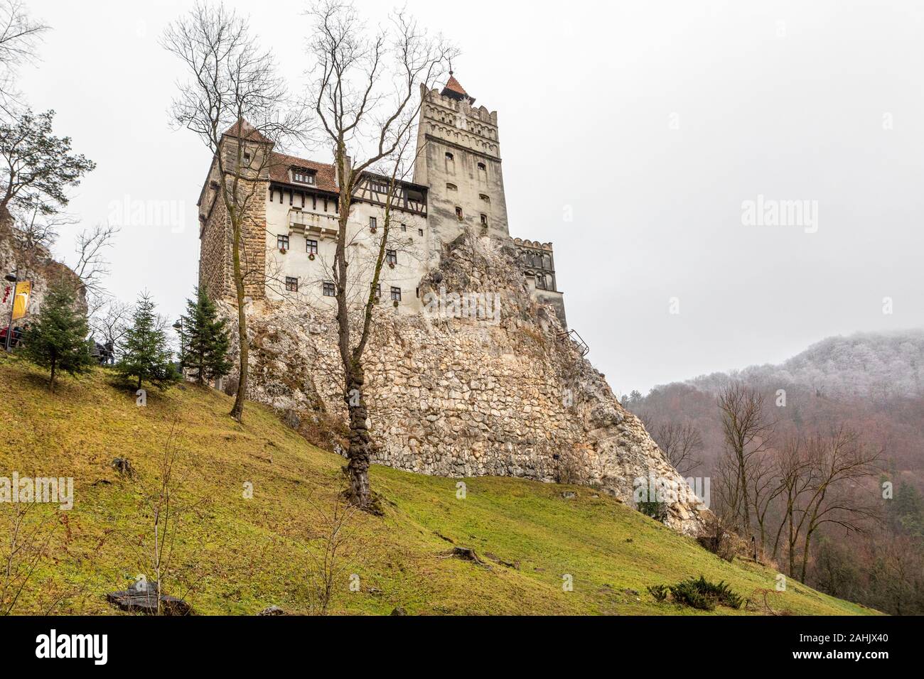 Bran Castle, Bran, Transylvania, Romania Stock Photo - Alamy