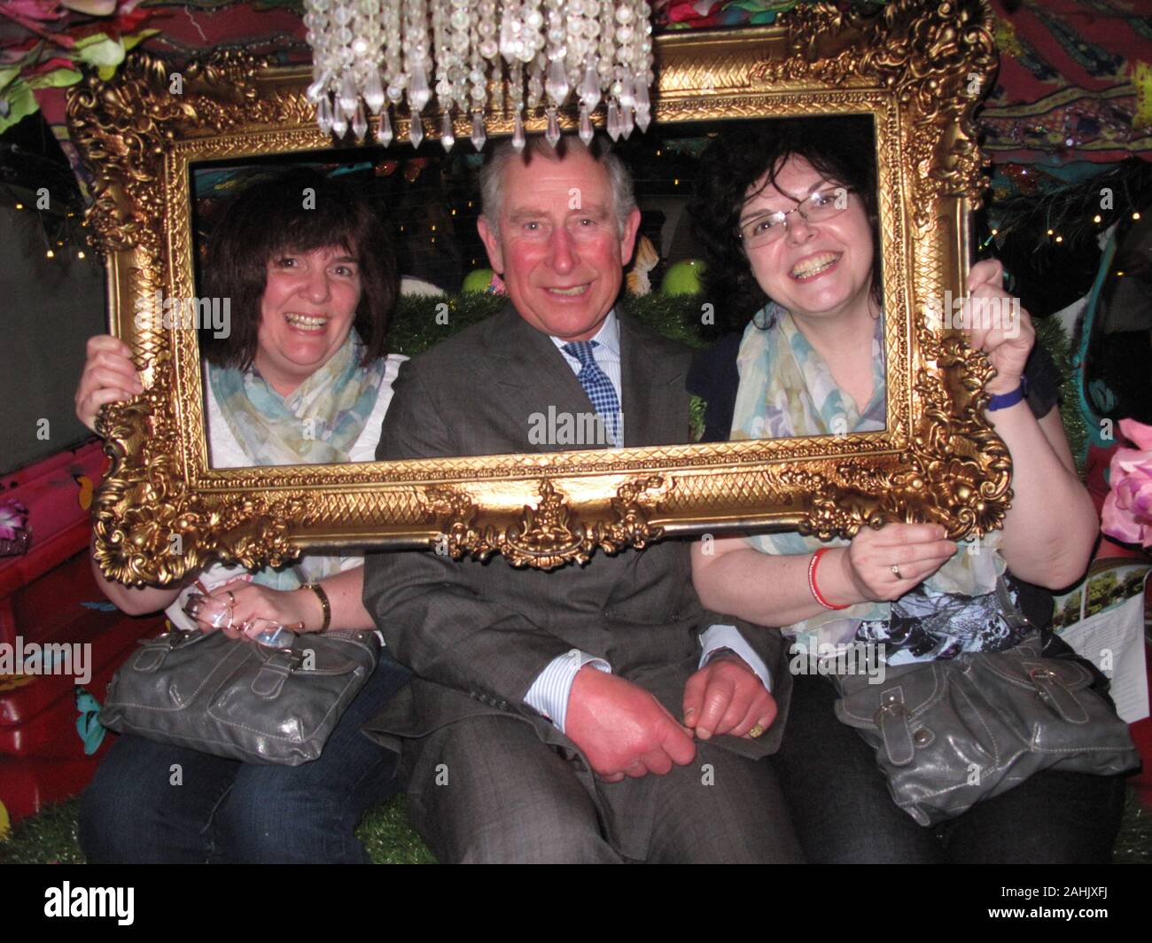 Prince of Wales attending the Ideal Home show in London. Where he ...