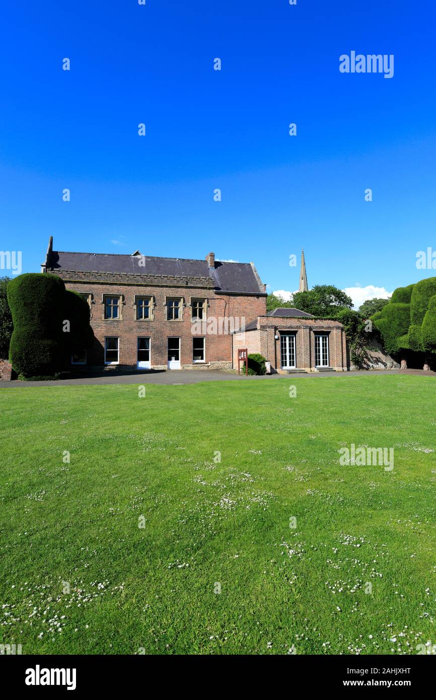 Summer; Ayscoughfee Hall and gardens; Spalding town; Lincolnshire ...
