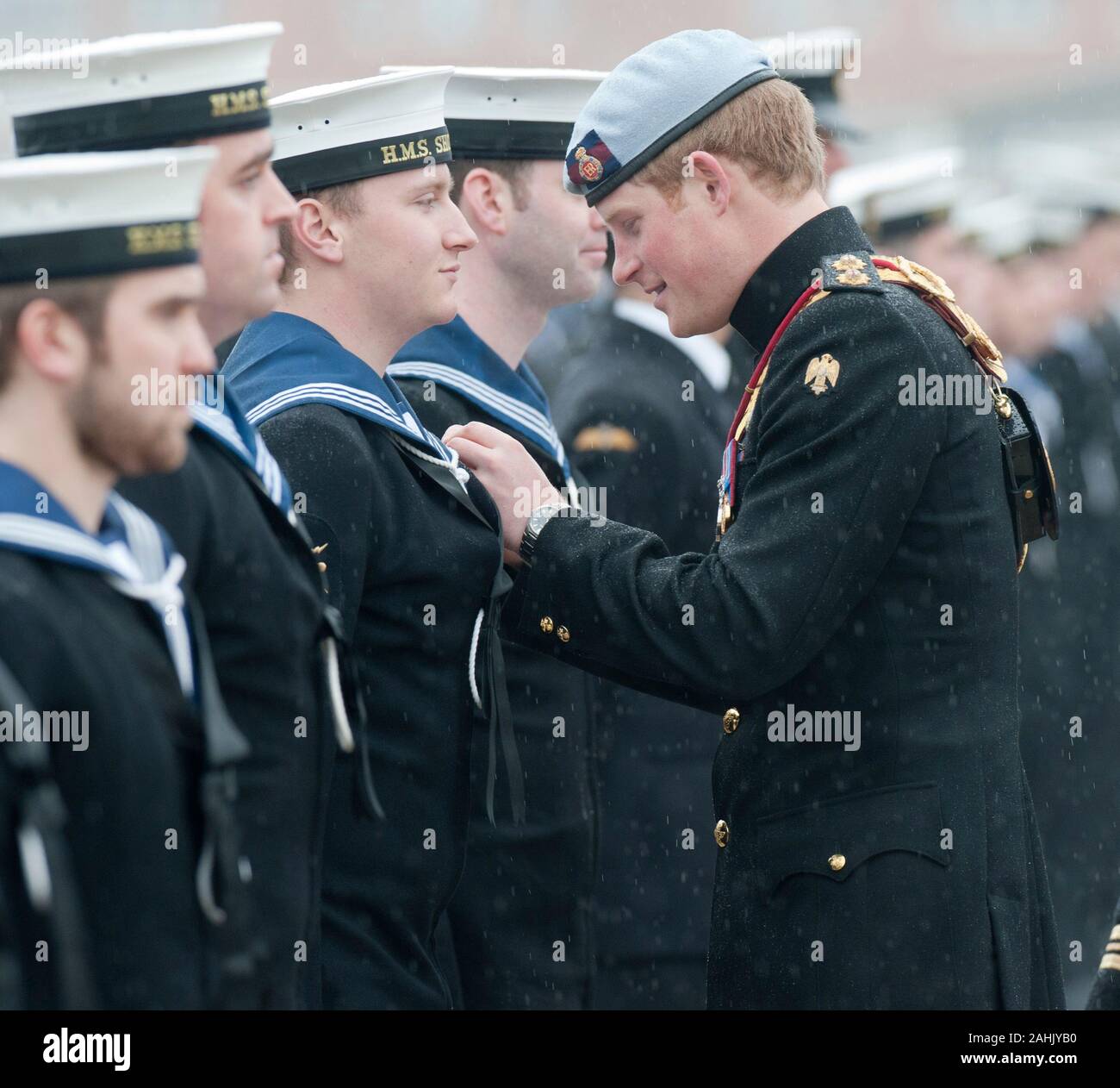 Prince Harry Commodore-in-chief Small Ships and Diving, presenting ...