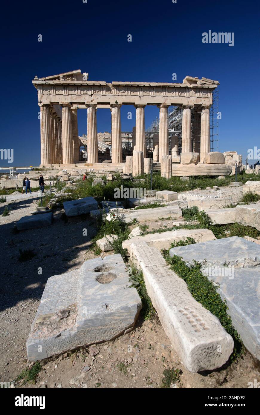 Parthenon greece vertical landscape hi-res stock photography and images - Alamy