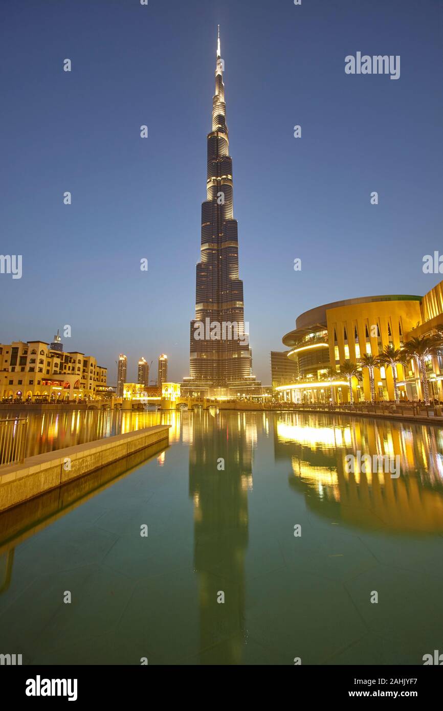 Burj Khalifa, Dubai, United Arab Emirates ( UAE Stock Photo - Alamy