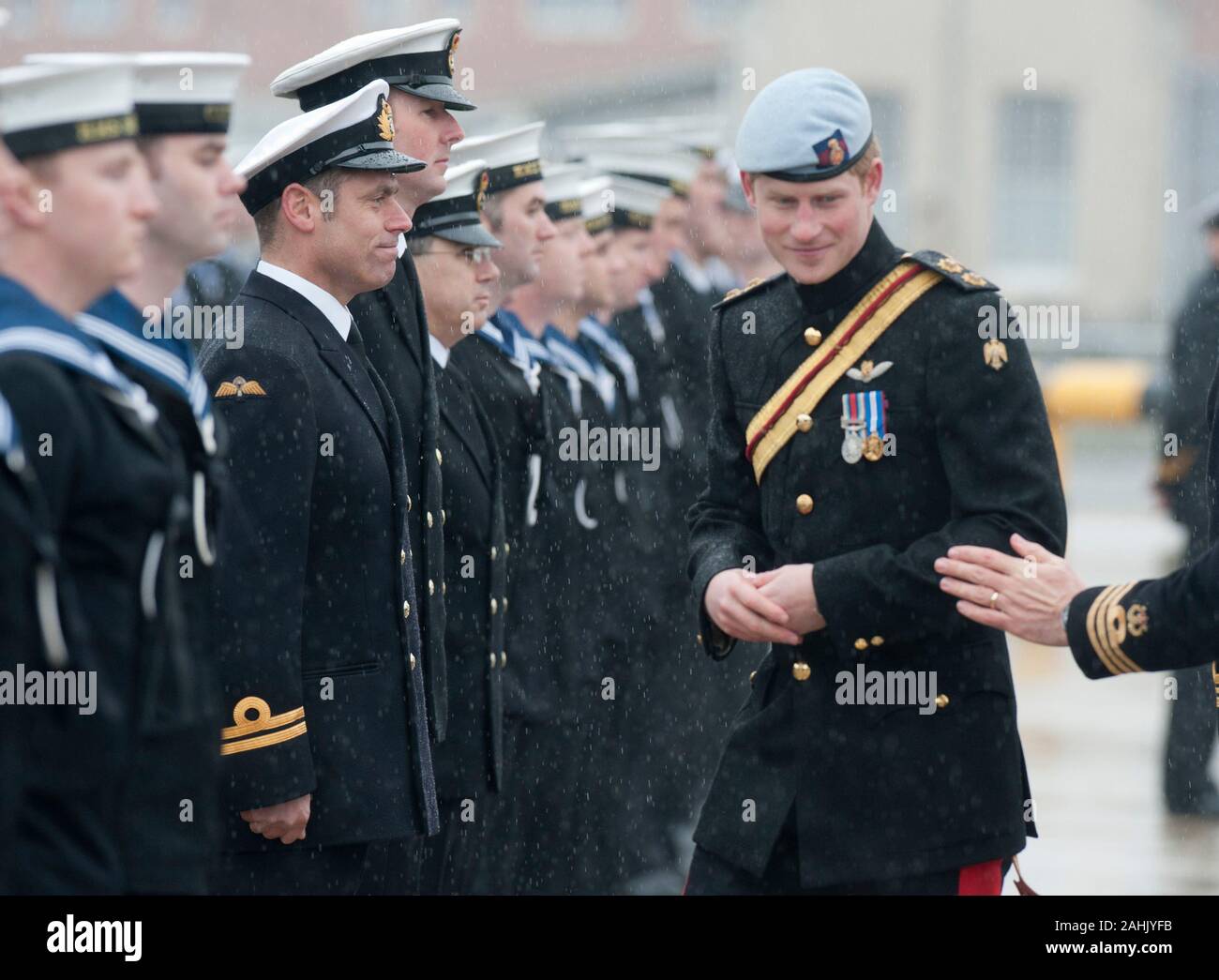 Prince Harry Commodore-in-chief Small Ships and Diving, presenting ...