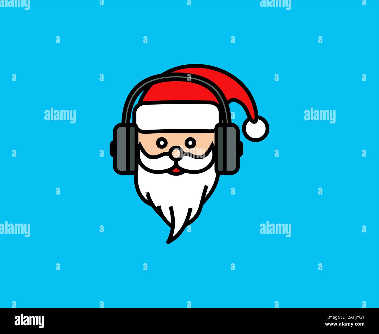 Santa ear Stock Vector Images - Alamy