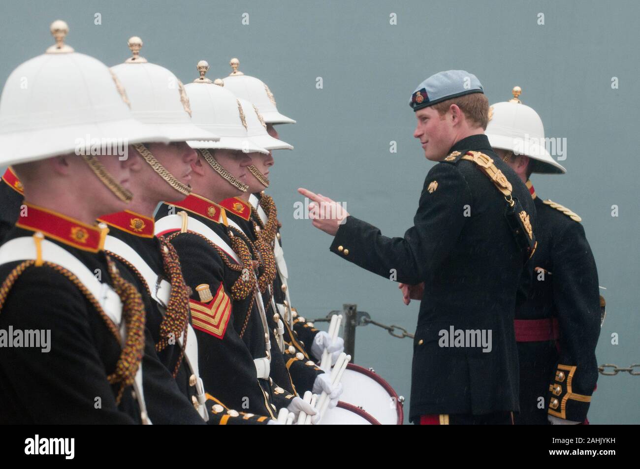 Prince Harry Commodore-in-chief Small Ships and Diving, presenting ...