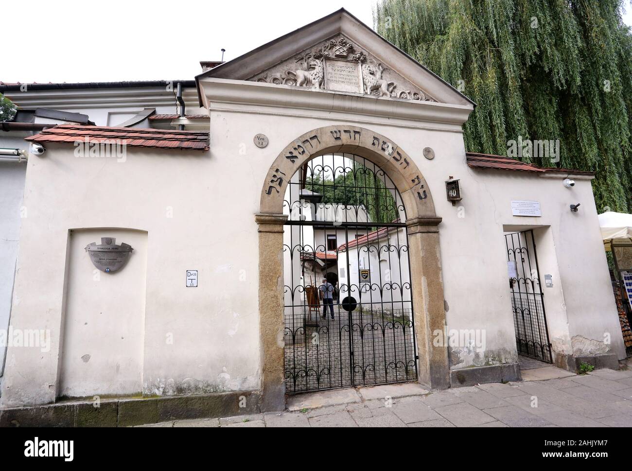 Cracow. Krakow. Poland. Kazimierz, former jewish quarters. Remuh (Remu ...