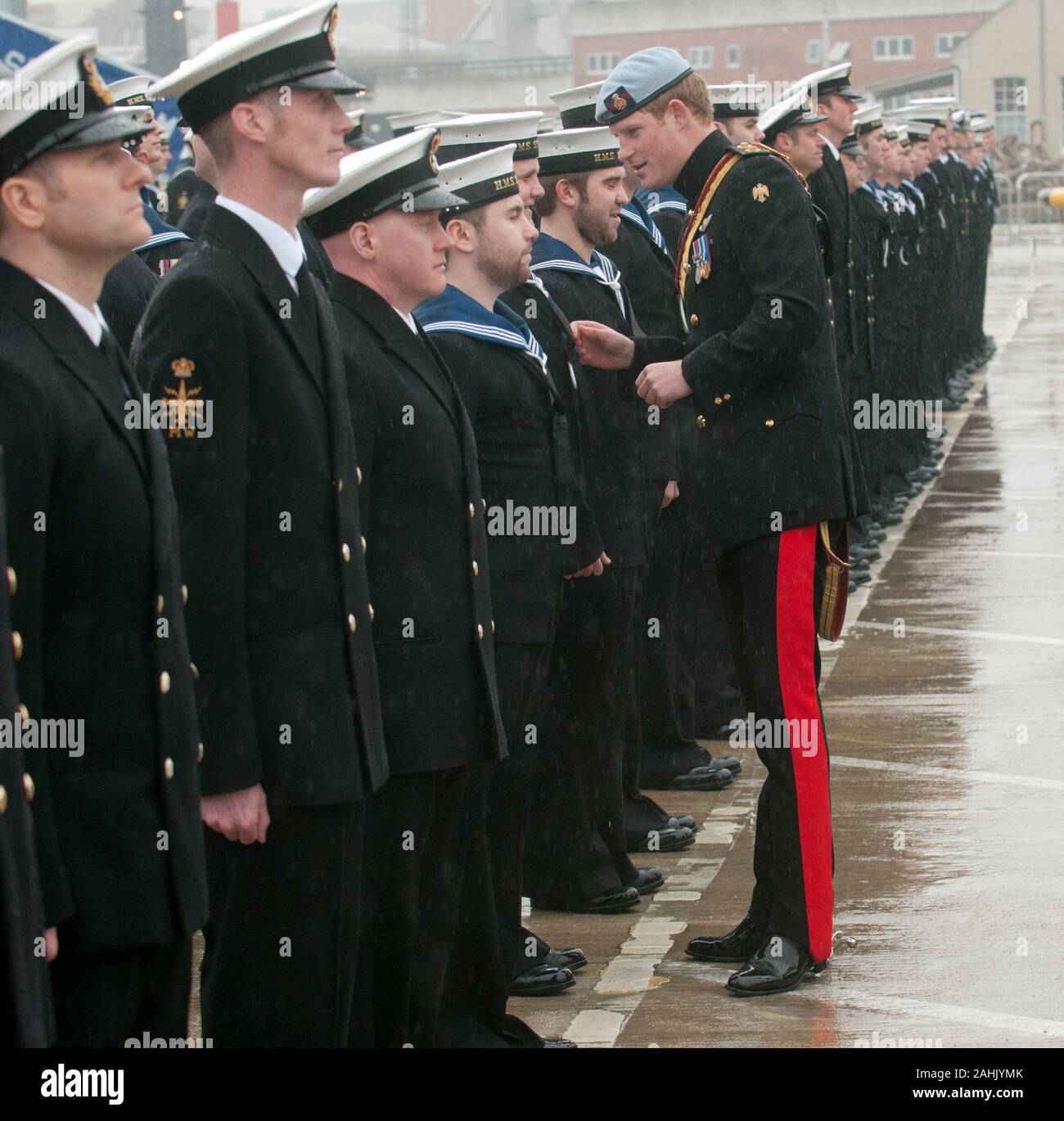 Prince Harry Commodore-in-chief Small Ships and Diving, presenting ...