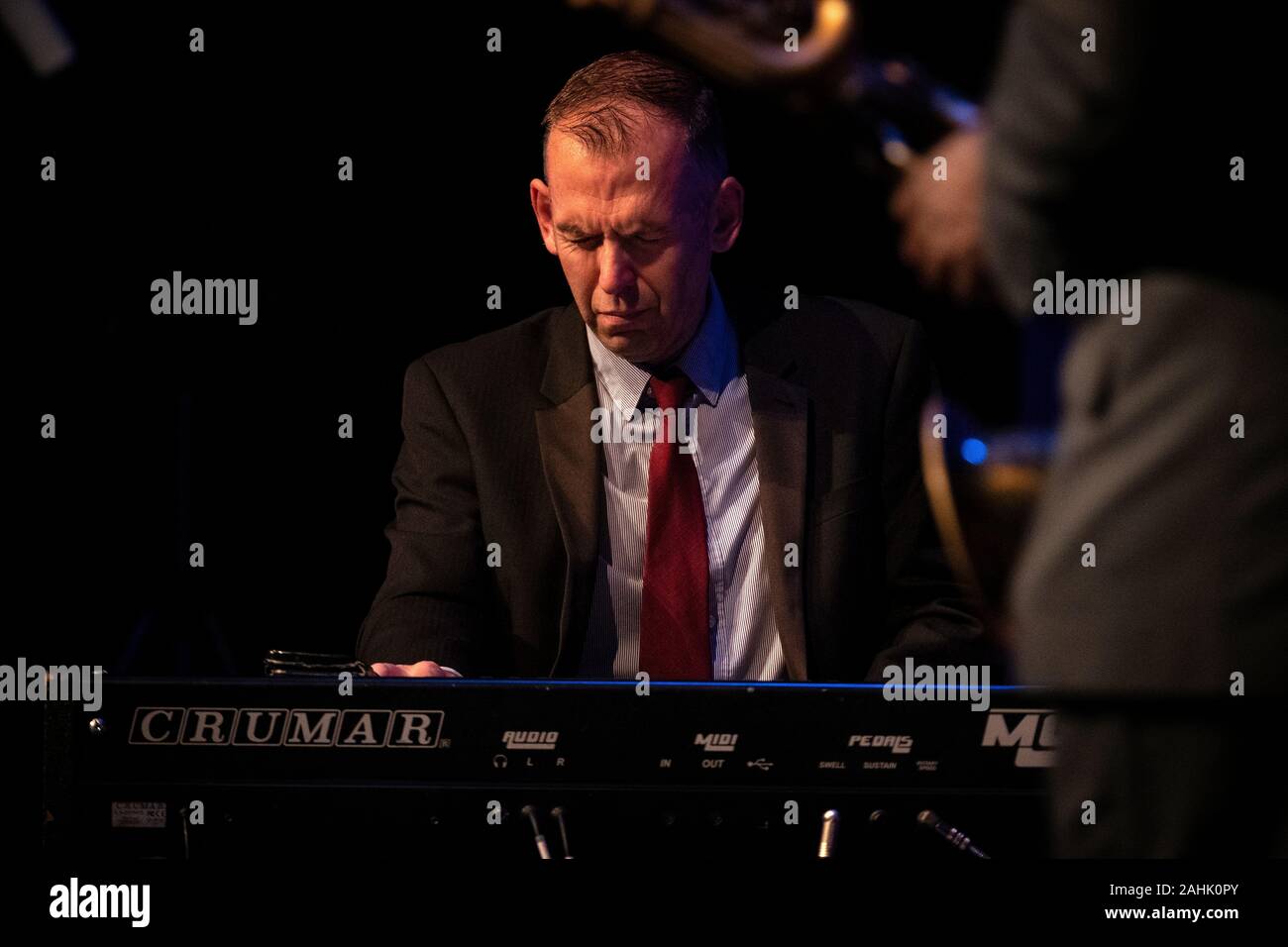 Pete Whittaker plays organ with Tony Kofi Quartet, Scarborough Jazz ...