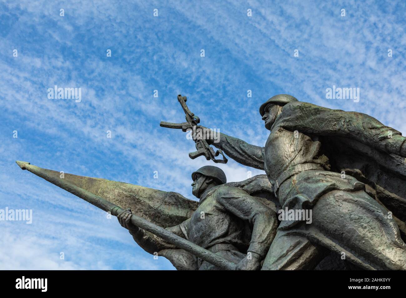 KALININGRAD, RUSSIA - SEPTEMBER 04,2019: Monument to 1200 guardsmen ...