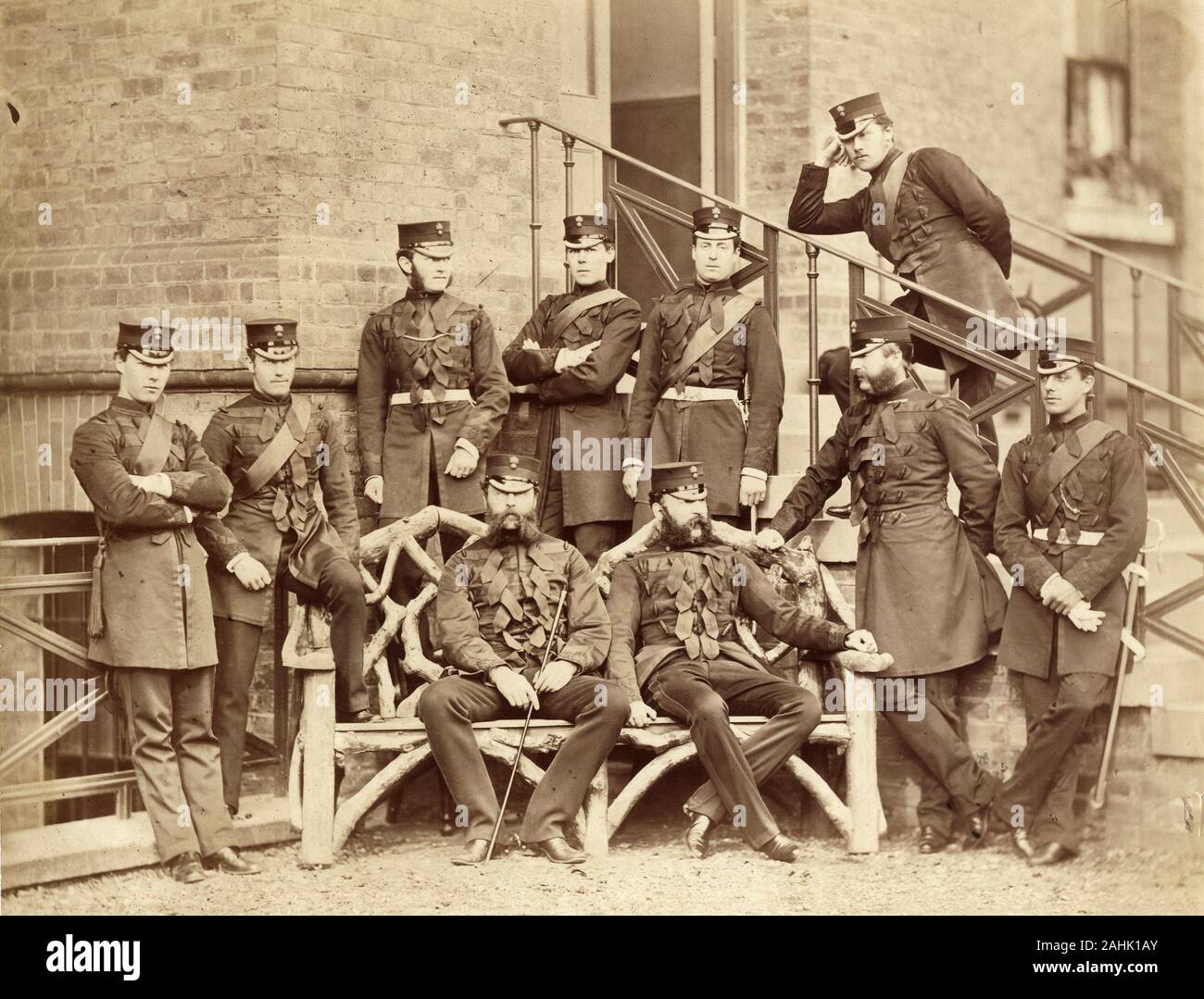 Grenadier Guards, 1865 Stock Photo - Alamy