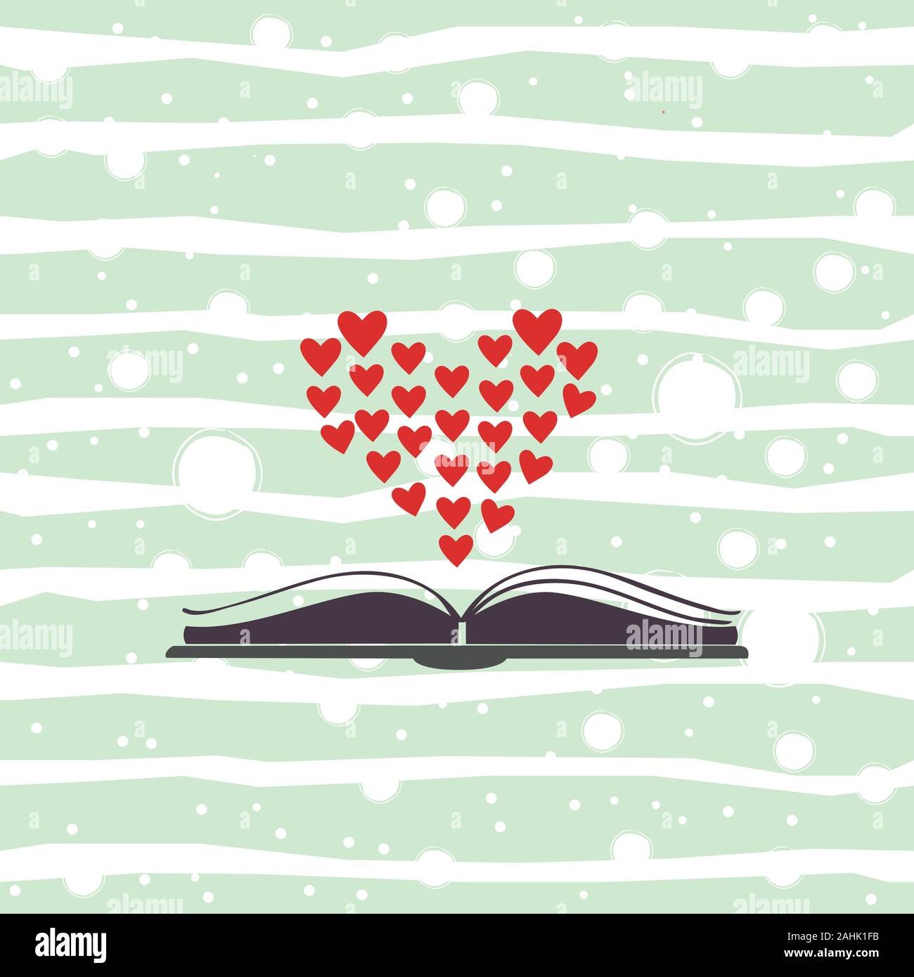 Hearts illustration books hi-res stock photography and images - Alamy