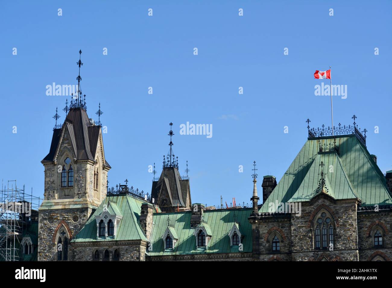 View of the Ottawa Skyline as seen from Gatineau, Quebec Stock Photo ...