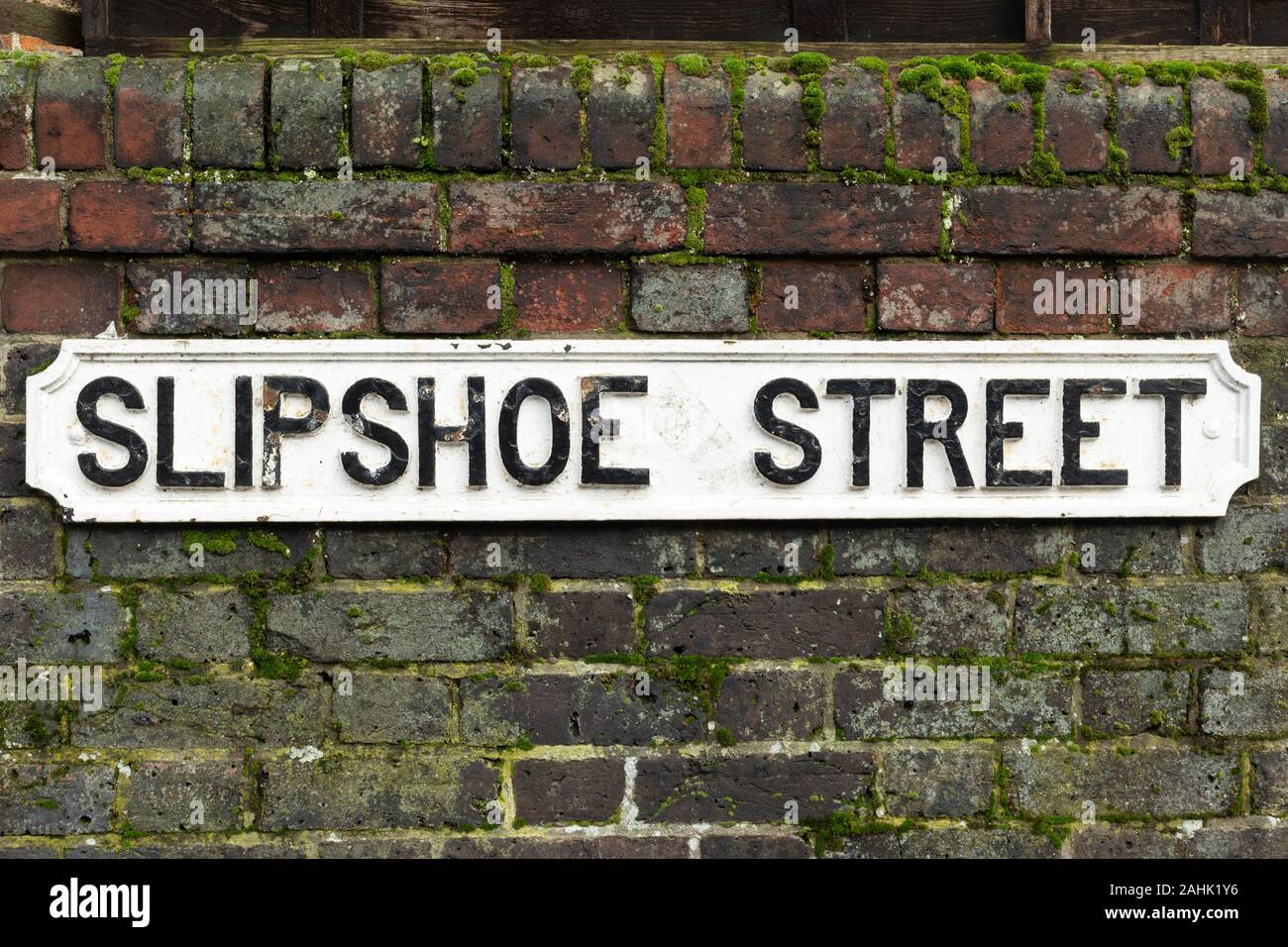Slipshoe street road sign, Reigate, Surrey, UK Stock Photo - Alamy