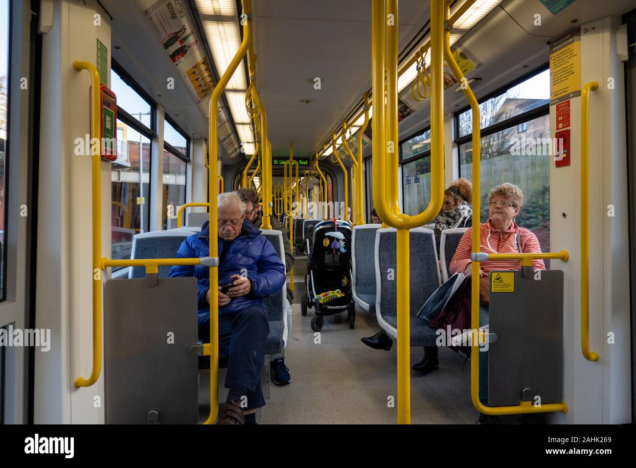 Metrolink manchester interior hi-res stock photography and images - Alamy
