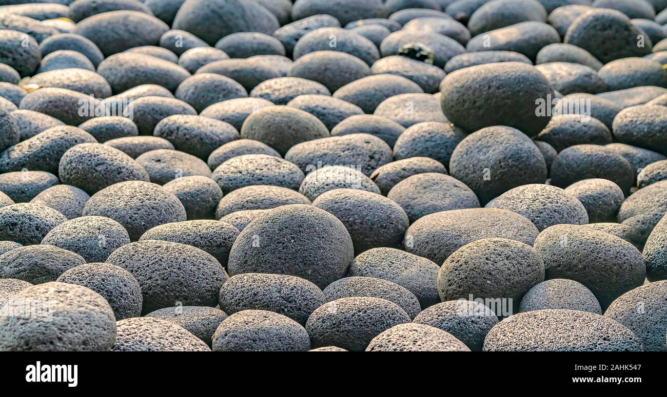 Smooth round pebbles stone hi-res stock photography and images - Alamy