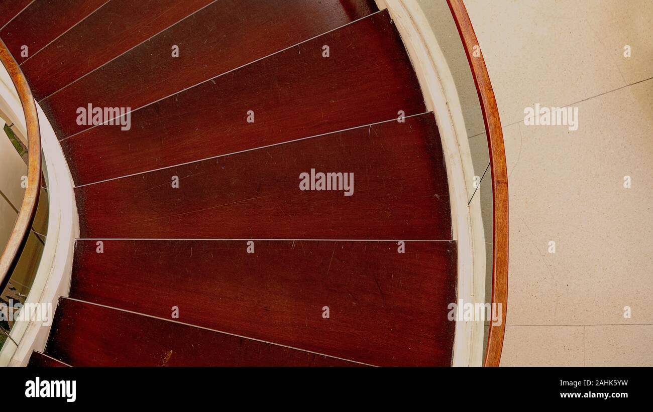 Top view of modern architecture wooden stairs photography texture ...