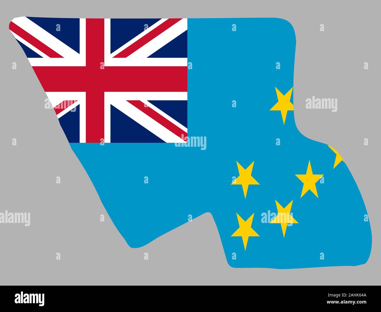 Tuvalu map flag vector illustration eps 10 Stock Vector Image & Art - Alamy